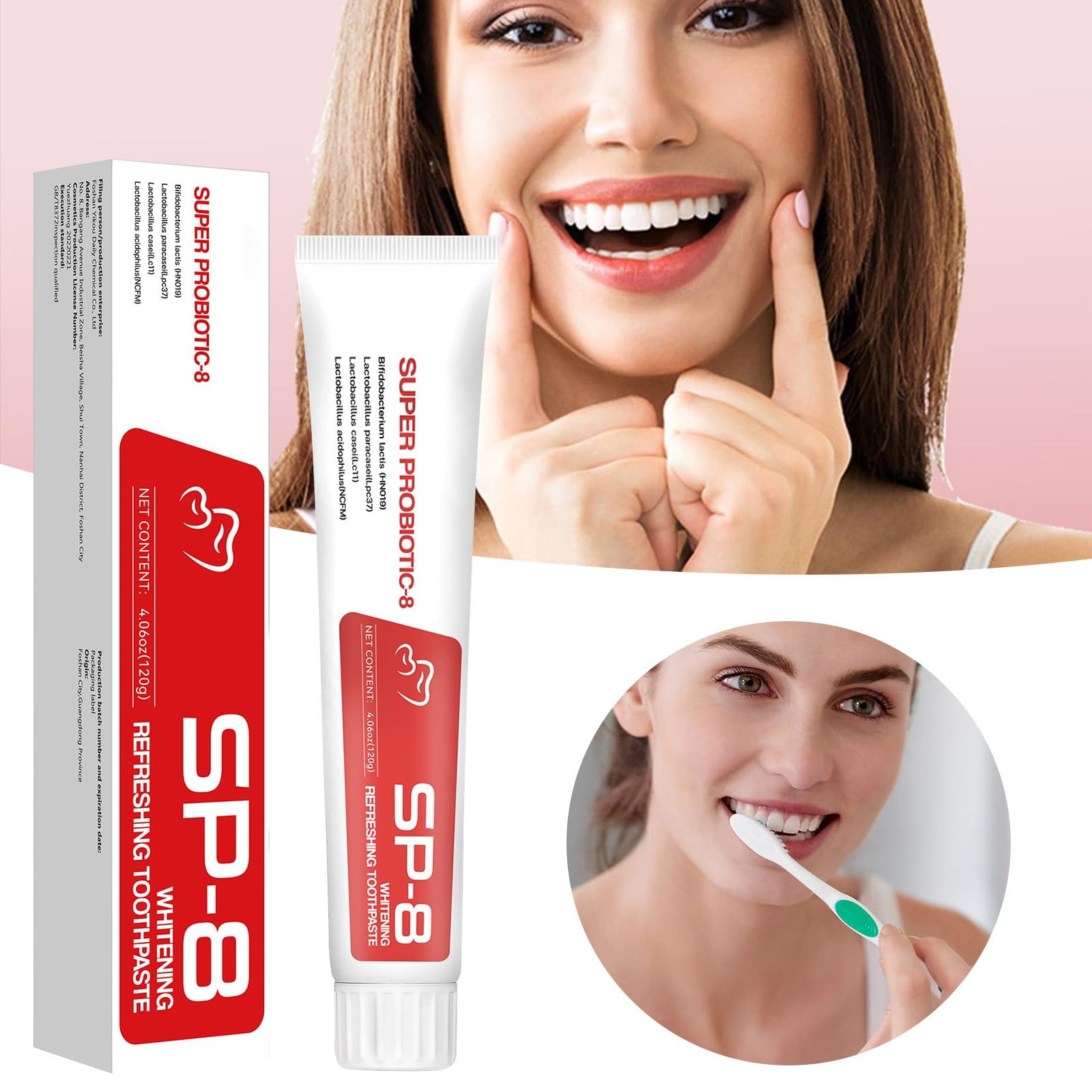 1PCS SP-8 Probiotic Ultra Whitening Toothpaste Upgraded, Teeth ...