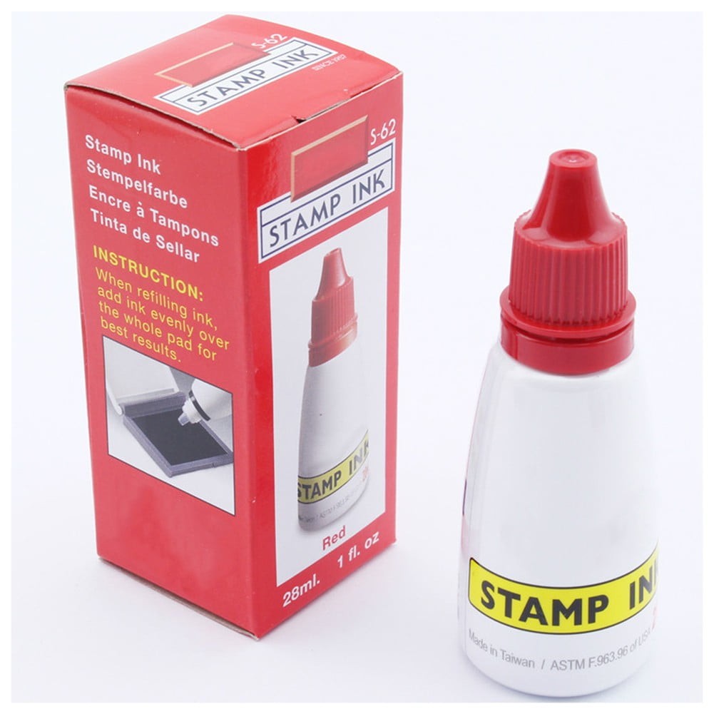 1PCS Self-Inking Refill Ink Refillable Ink For Stamps Water-based Ink ...