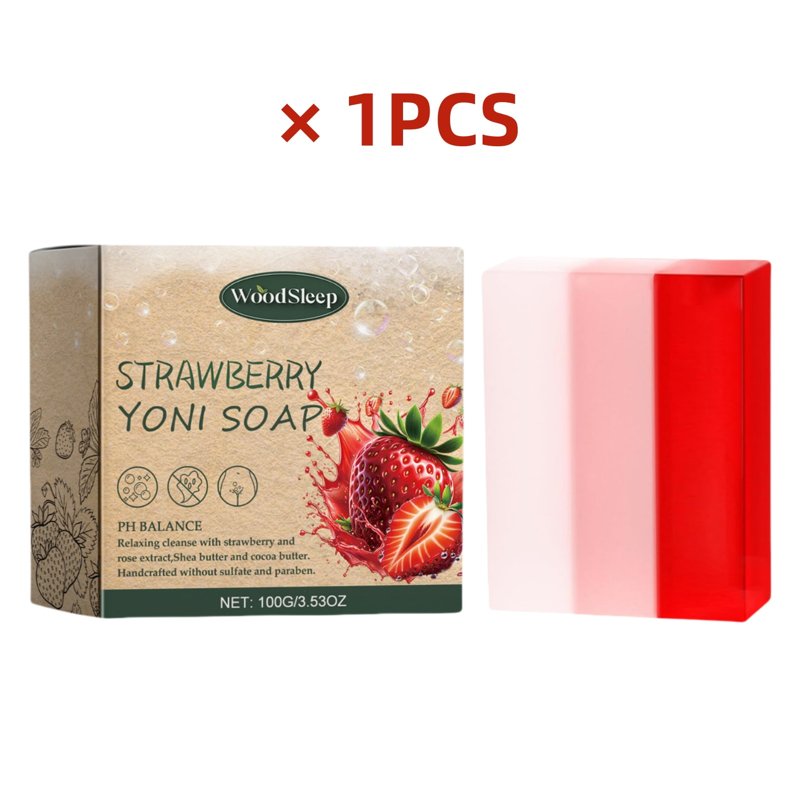 1PCS Soap Bars Feminine Wash, Soap for Women pH Balance Remove Odor ...