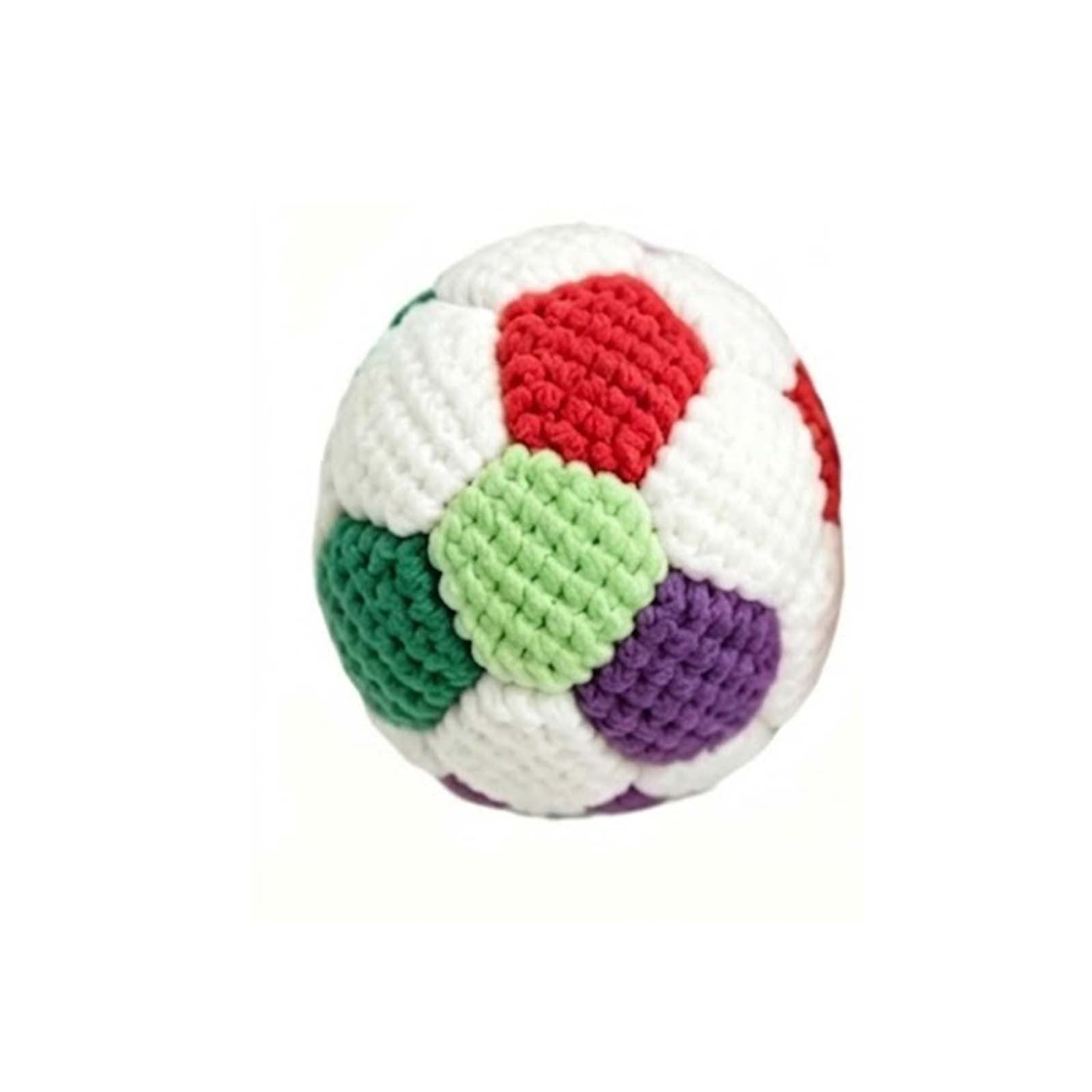 1PCS Soccer-Shaped Knitted Footbags, Colorful Patchwork Weighted orbs ...