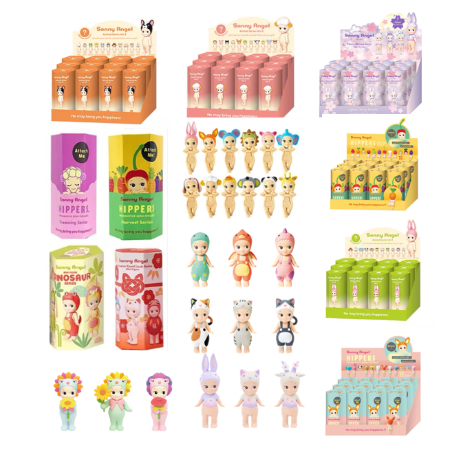 1PCS Sonny Angel Animal Series Ver.2 Holding Face Sonny Angels Figure ...