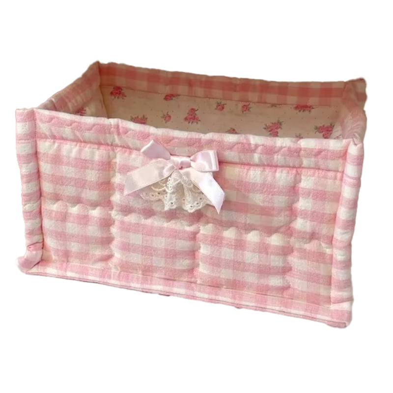 1PCS Square Storage Basket Desktop Organizer Storage Basket Home ...