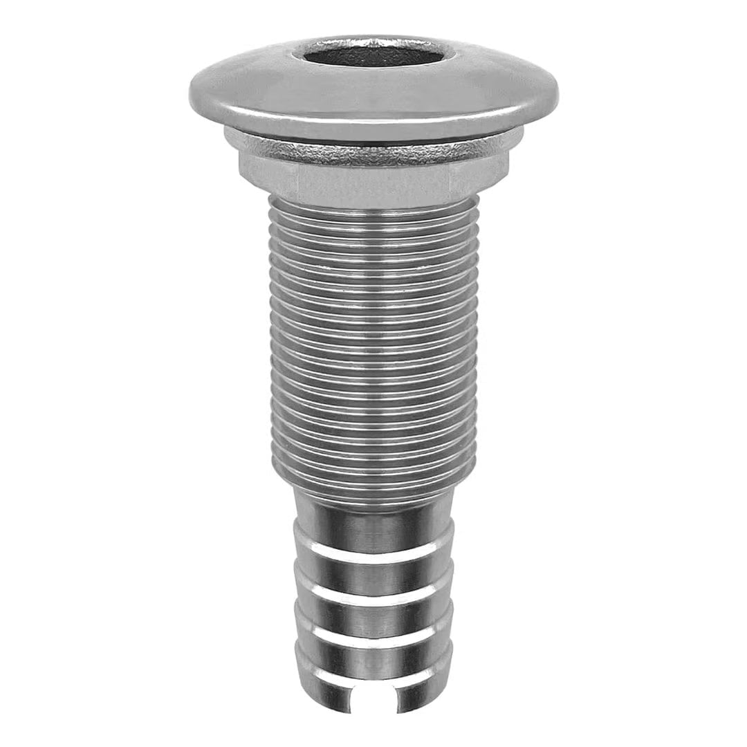 1PCS Stainless Steel Straight Thru-Hull Marine Barbed Hose Drain ...