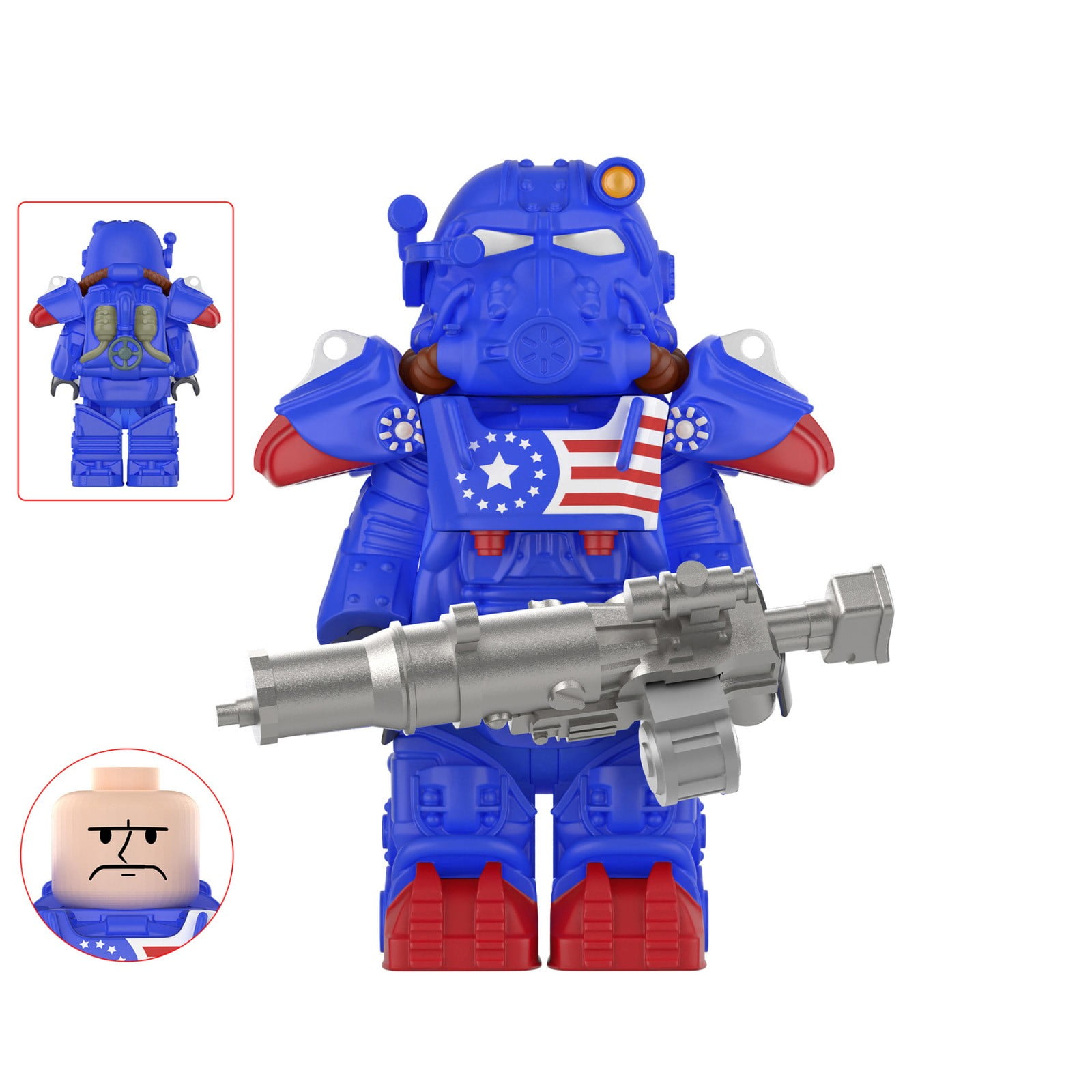 1PCS Team Military Building Blocks Minifigure Set 1.77Inch Team ...