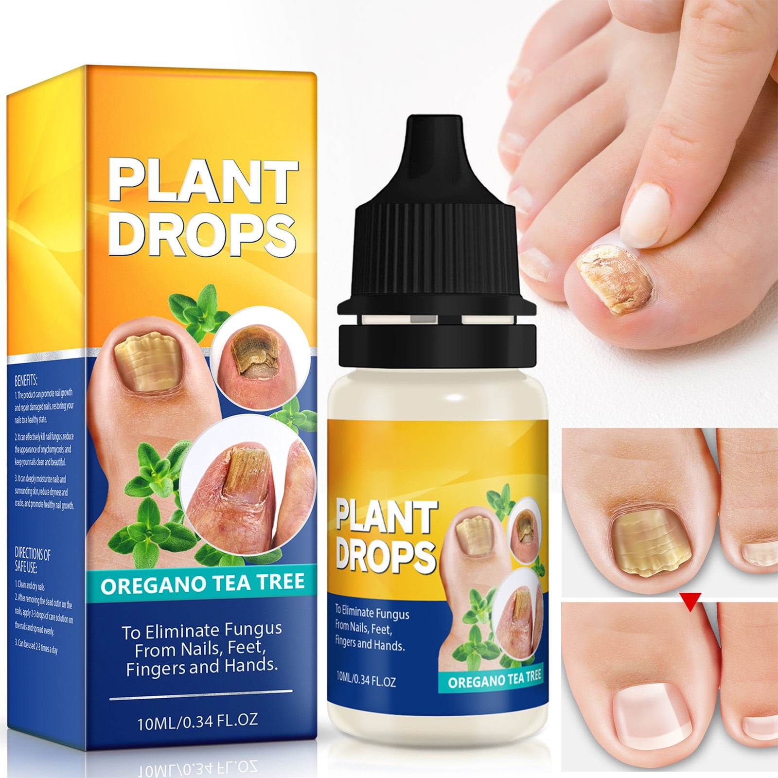 1PCS Toenail Antifungal Liquid - Extra Strength Toenail Fungus ...