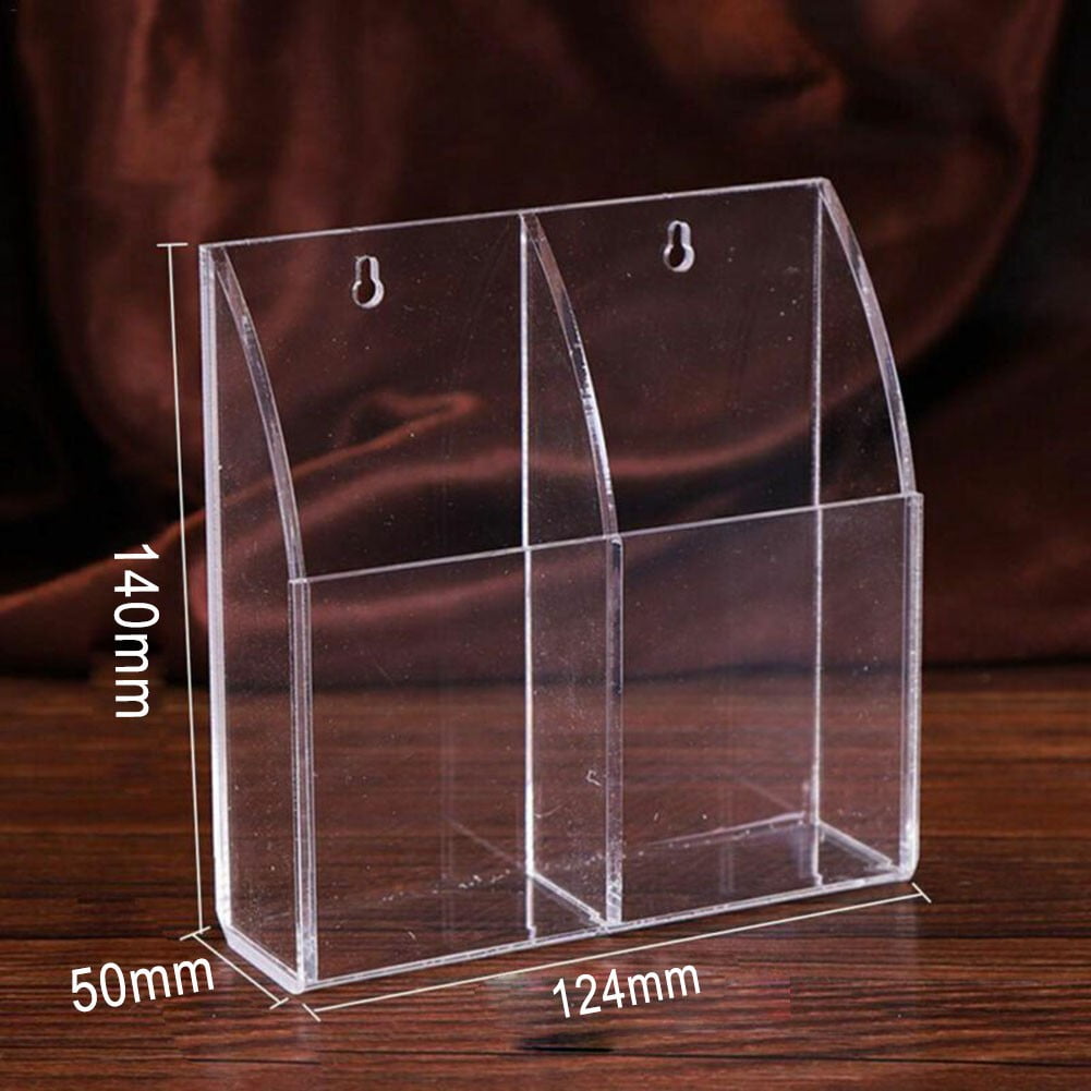 1/2/3 Grid Transparent Acrylic Wall Mount Storage Box, TV Air ...