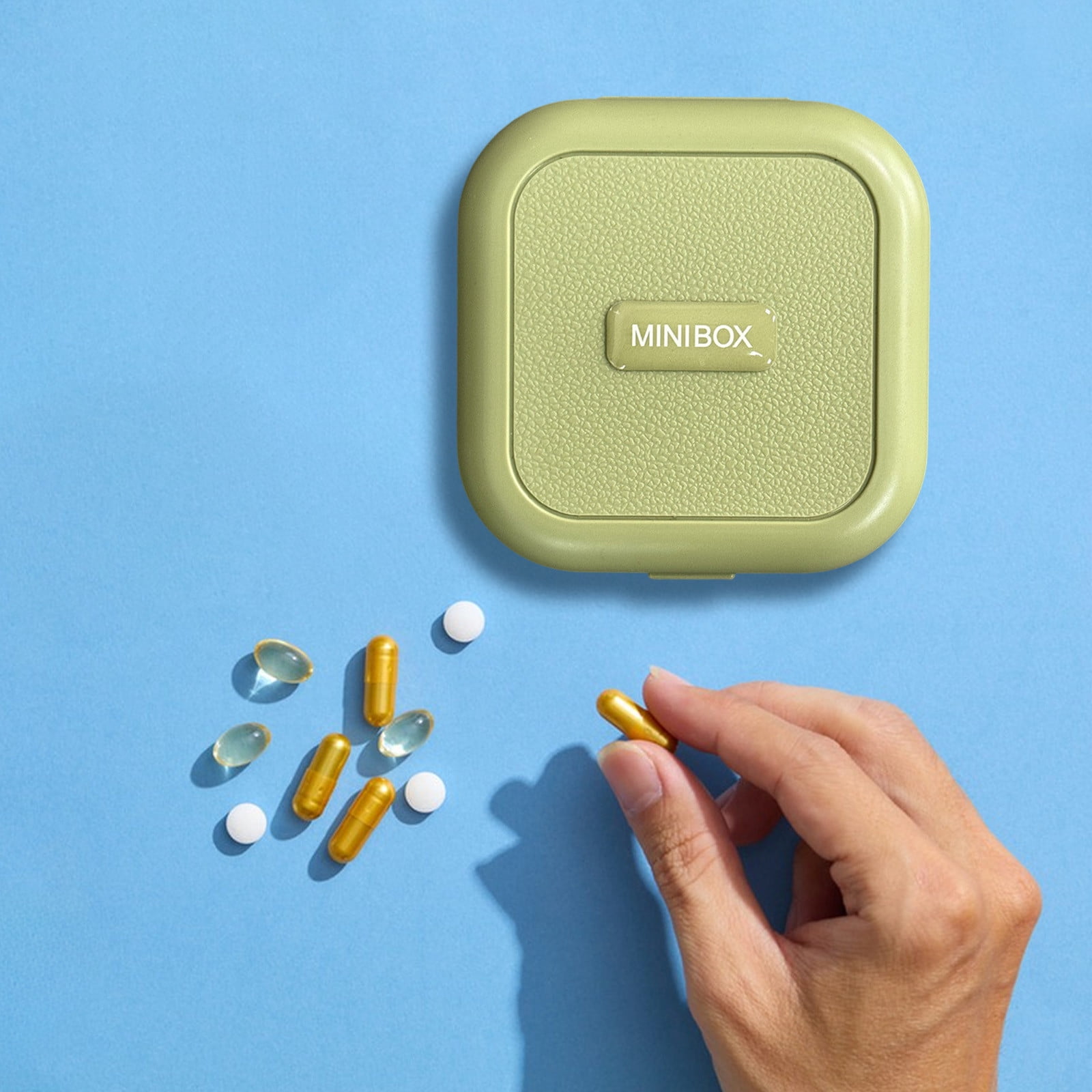 1PCS Travel Pill Organizer Box, Portable Pill Case, Pill Box Dispenser ...