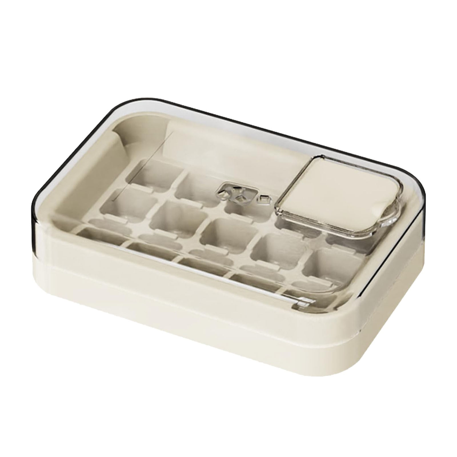 1PCS Tray With Lid And Container Pack Of 15 Ice Cubes Easy To Release ...