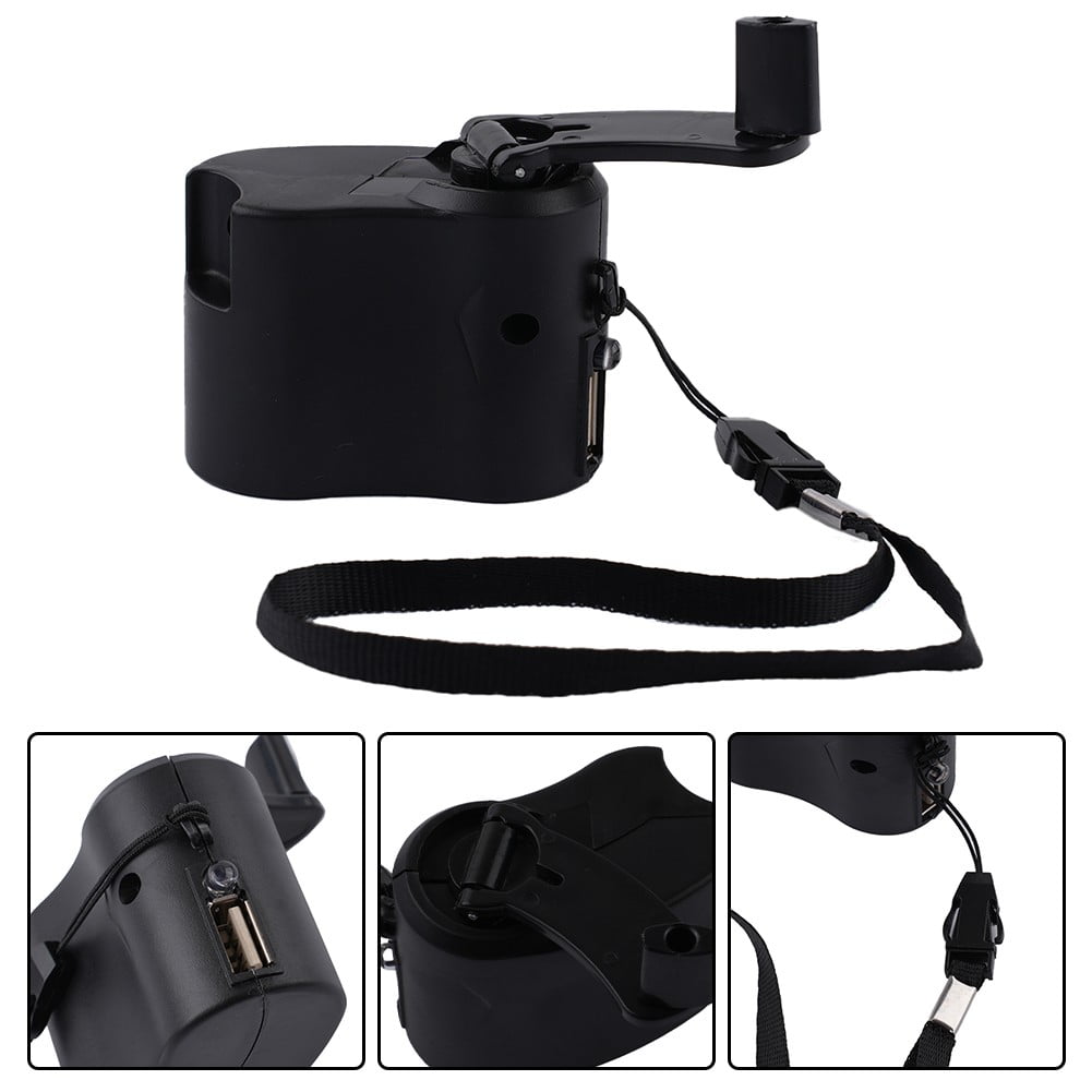1PCS USB Hand Crank Charger Generator Manual Dynamo Mobile Emergency ...