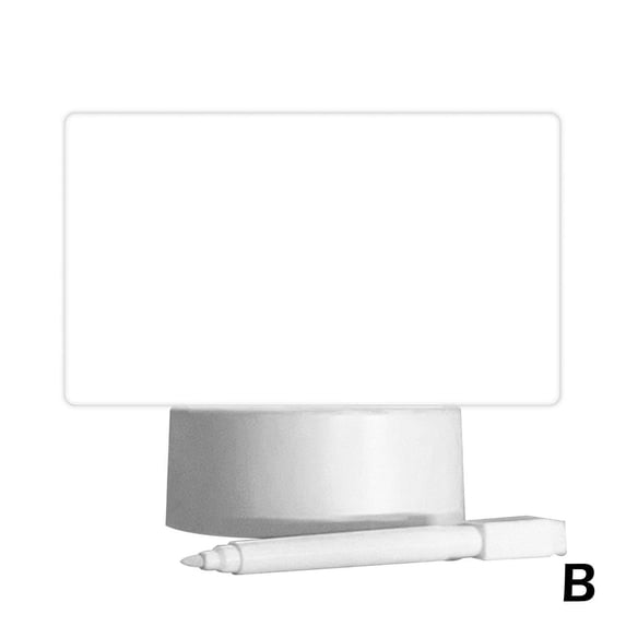 1PCS USB Message Board Lamp With Pen Acrylic Clear Note Board Creative ...