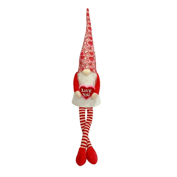 1PCS Valentine's Day Plush Doll - Long-Legged Scandinavian Tomte ...