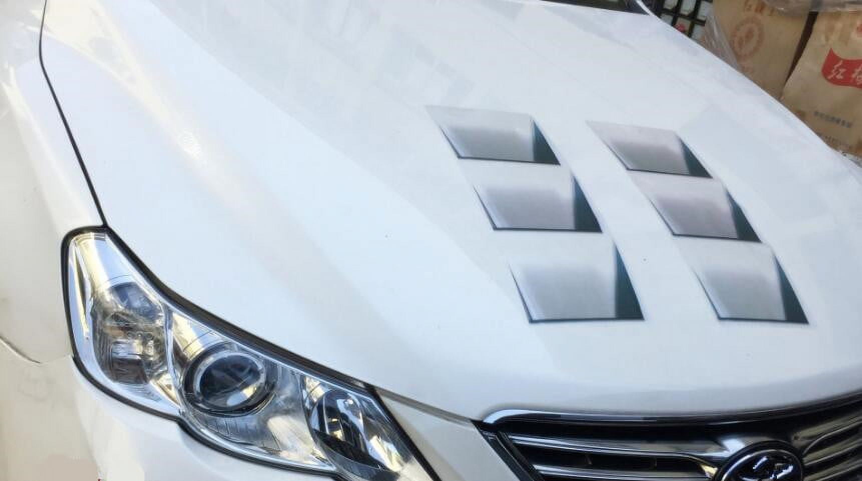 1PCS Vivid 3D SUV Car Decoration Hood Fender Vent Air Stikcer Universal ...