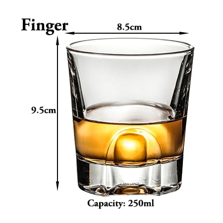 1PCS Whiskey Glass, Old Fashioned Rocks Glasses Tumblers, Glassware for ...