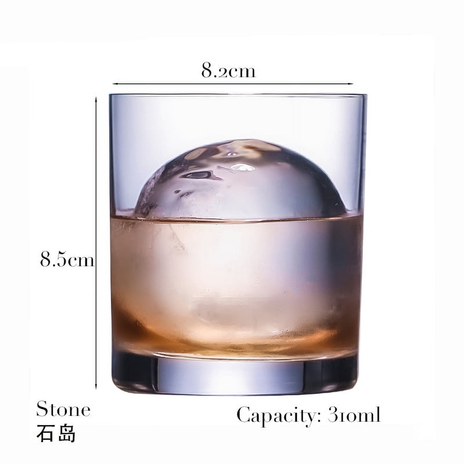1PCS Whiskey Glass, Old Fashioned Rocks Glasses Tumblers, Glassware for ...