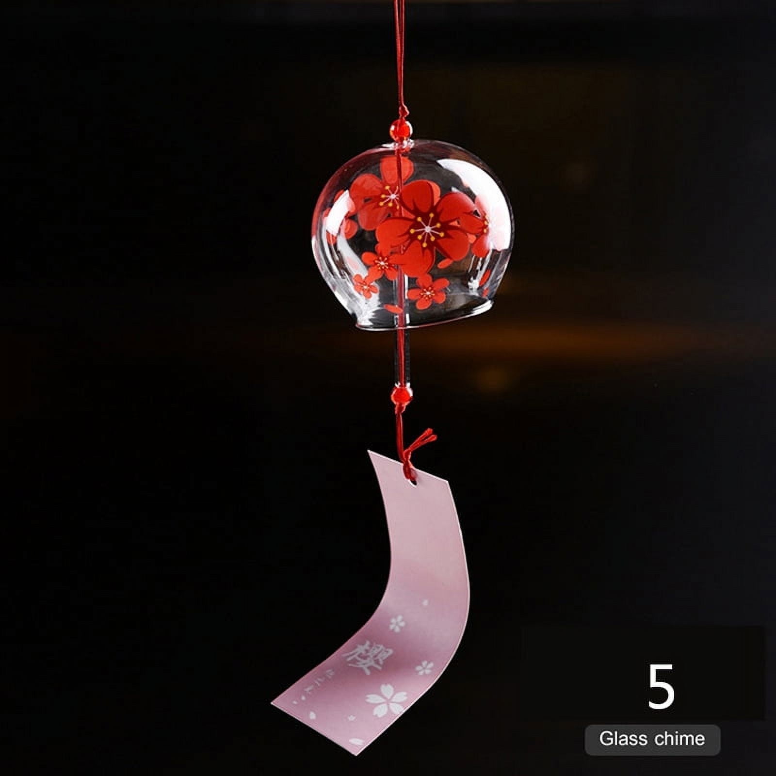 1PCS Wind Bell Japan Wind Chimes Handmade Glass Furin Home Office ...
