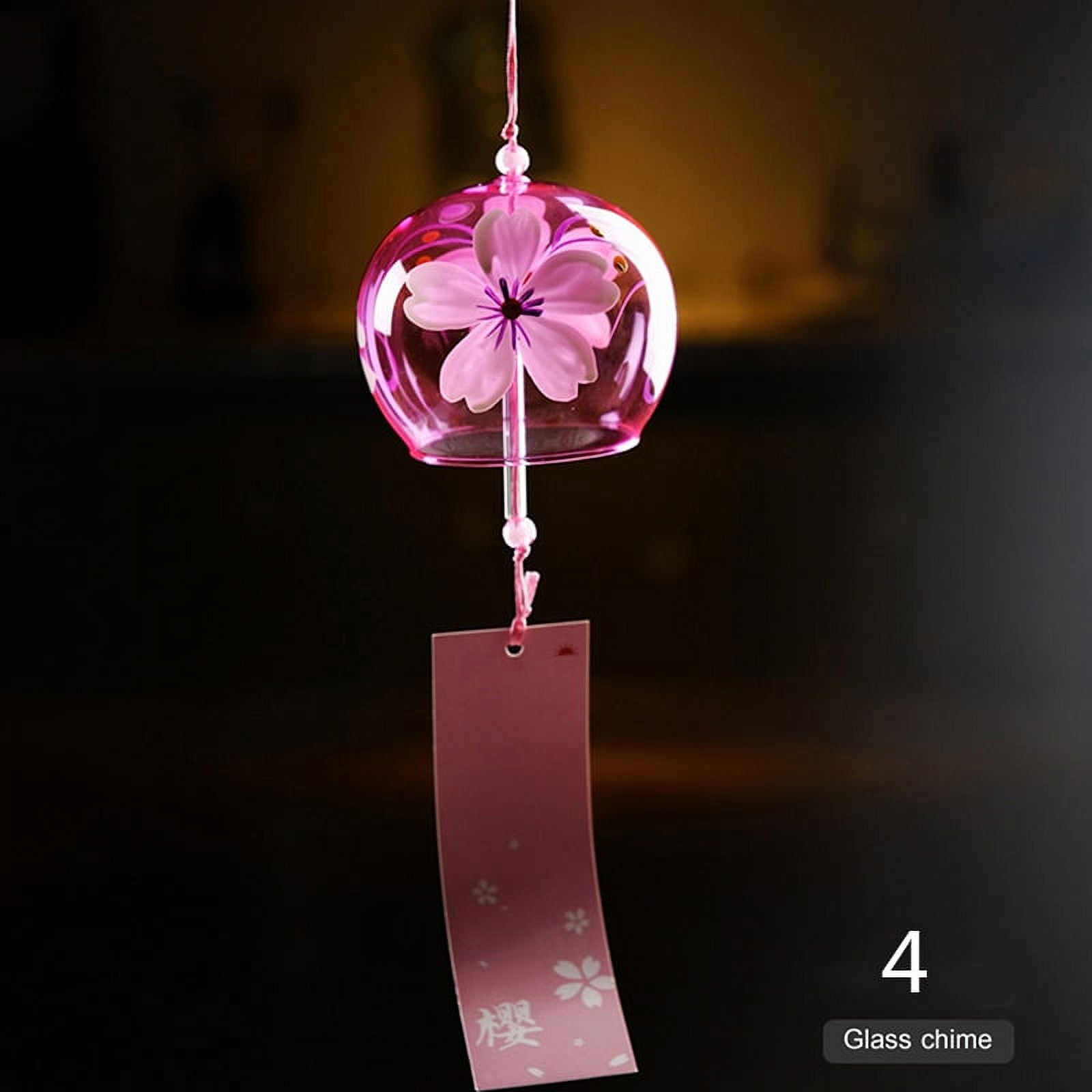1PCS Wind Bell Japan Wind Chimes Handmade Glass Furin Home Office ...