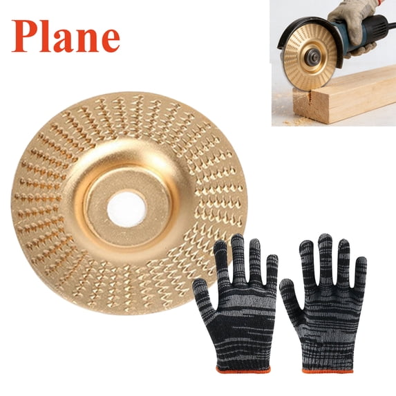 1PCS Wood Carving Disc Set with Gloves - Grinding Shaping Wheel for ...
