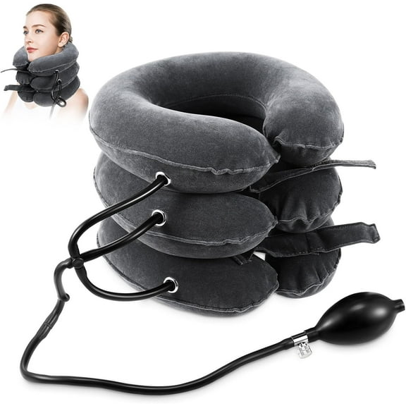 OTC Select Series Universal Inflatable Cervical Traction Unit, Navy ...
