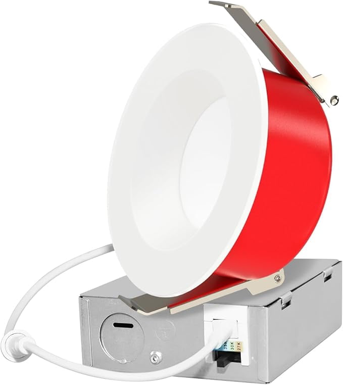1PK 4 Inch 2 Hour FIRE Rated LED Recessed Lighting, 2700K/3000K/3500K ...