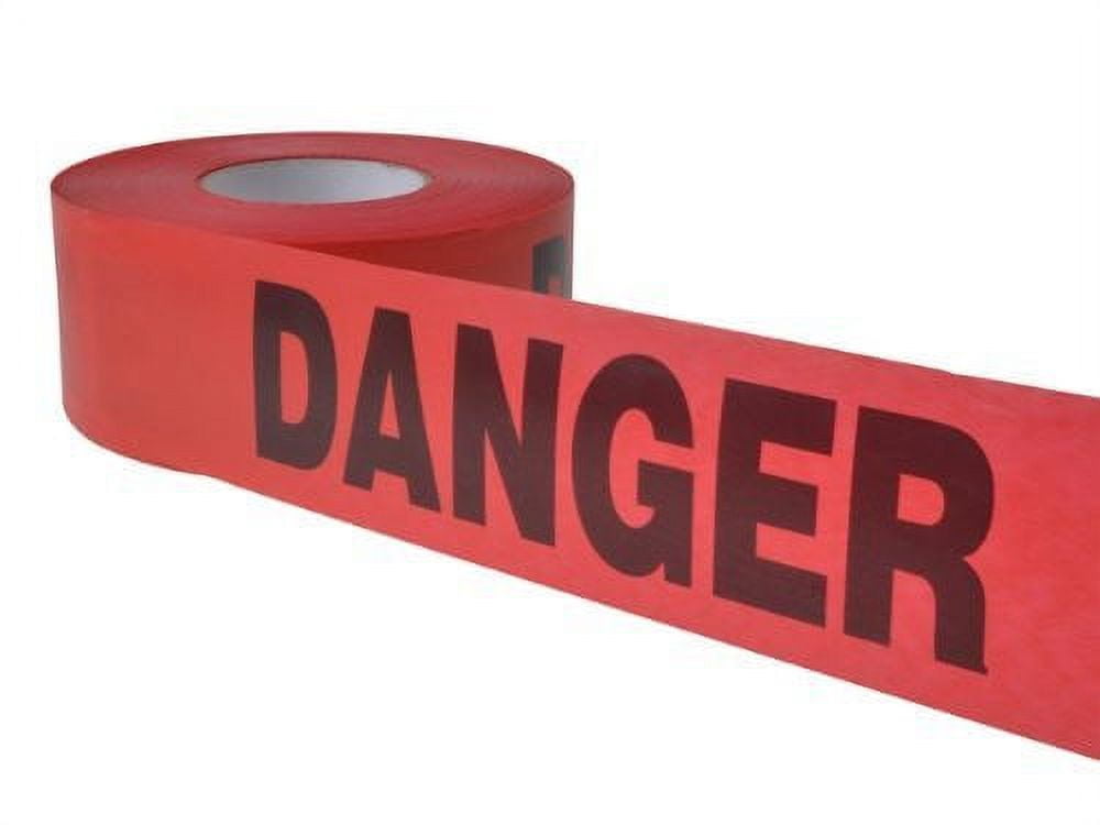 1PK CH Hanson 14998 1000 ft. L x 3 in. W Plastic Danger Barricade Tape - Walmart.com