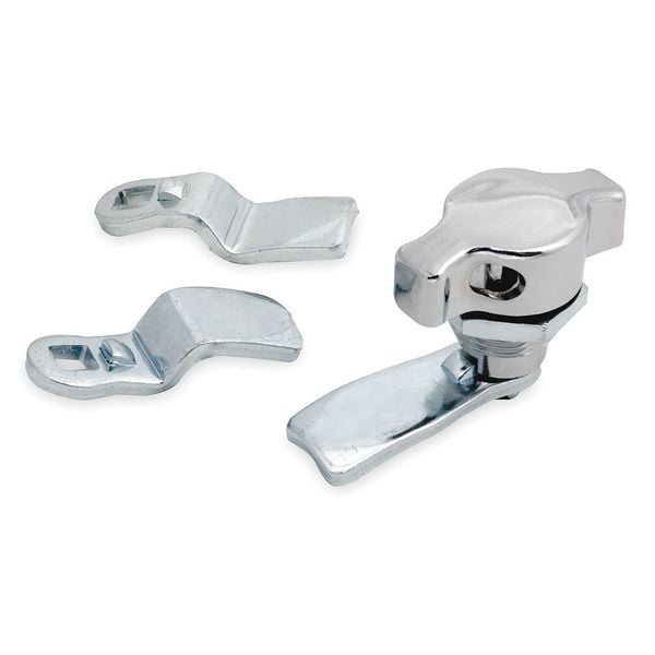 1PK Cam Latch, Padlockable, Chrome, T Handle - Walmart.com
