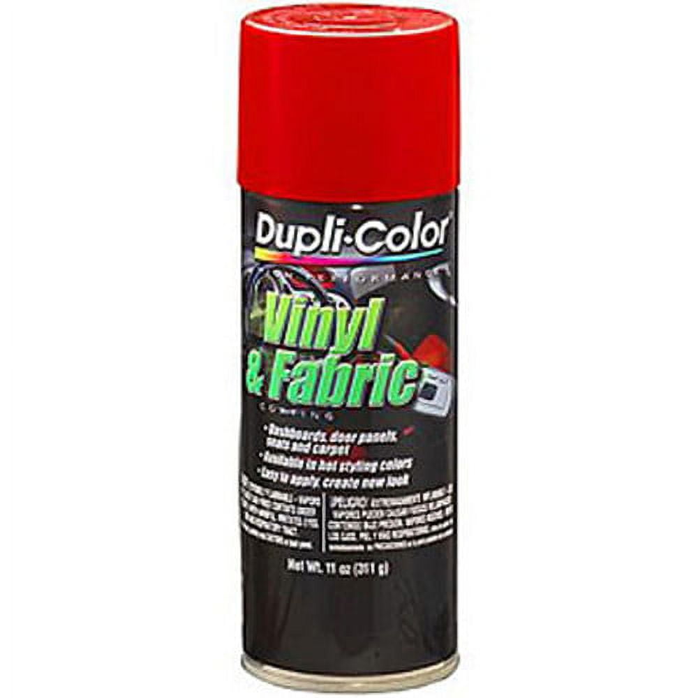 1PK Duplicolor HVP100 Vinyl & Fabric Spray High Performance Red 11 Oz ...