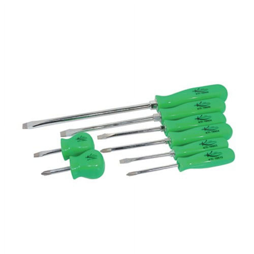 1PK K Tool 19900 Screwdriver Set, 8 Piece, 3 Phillips Tips, 5 Slotted ...