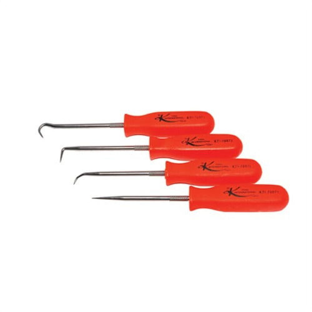 1PK K Tool 70070 Miniature Pick Set, 4 Piece, with Straight, Hook and ...
