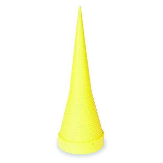 1PK Measuring Cone, 17 1/2 In Tall, Yellow - Walmart.com