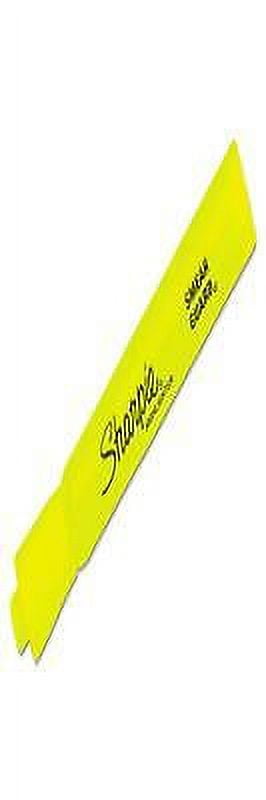 1PK SAN25025 Tank Style Highlighters, Fluorescent Yellow Ink, Chisel ...
