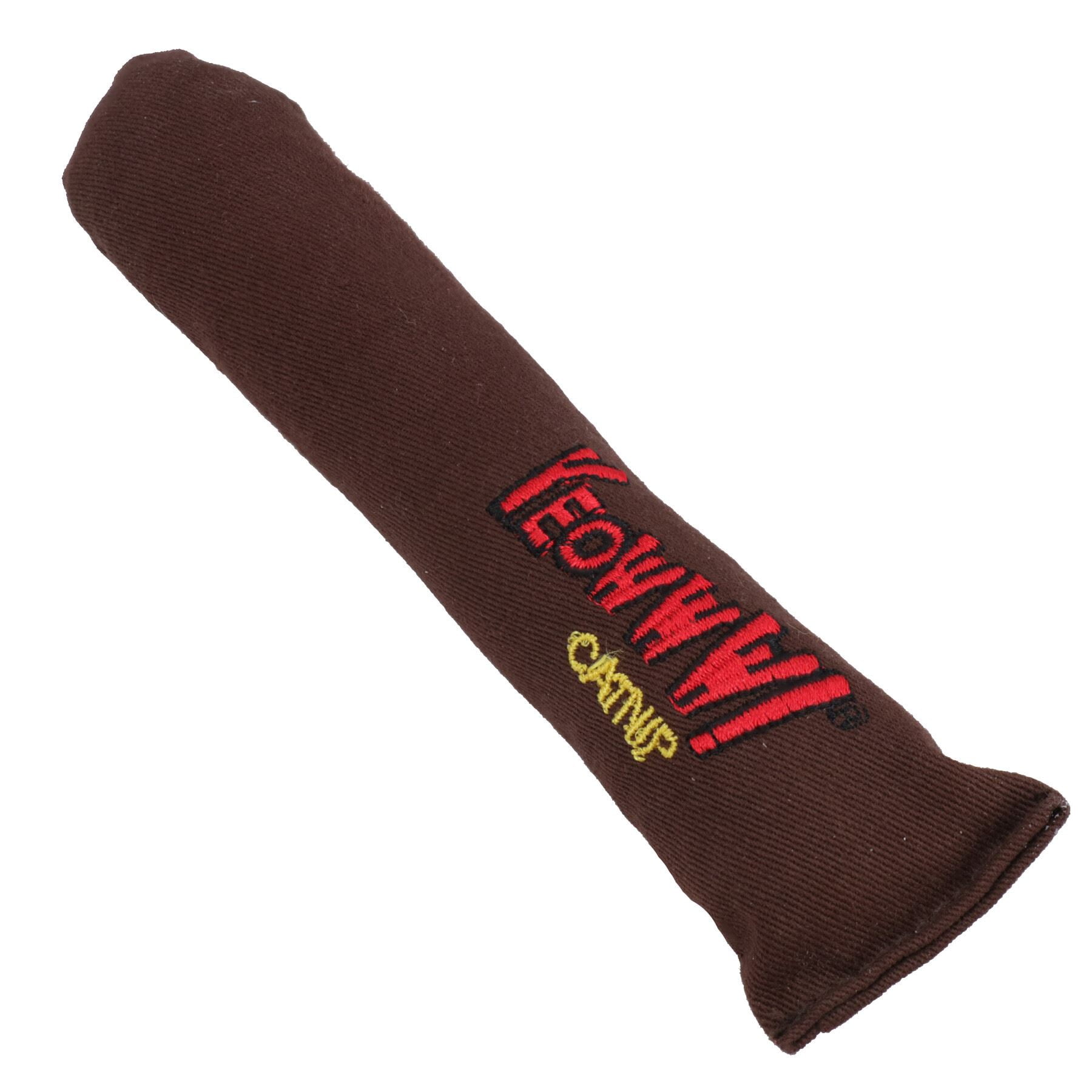 1PK Yeow Interactive Cat Kitten Brown Cigar With Catnip Cat Play Toy ...