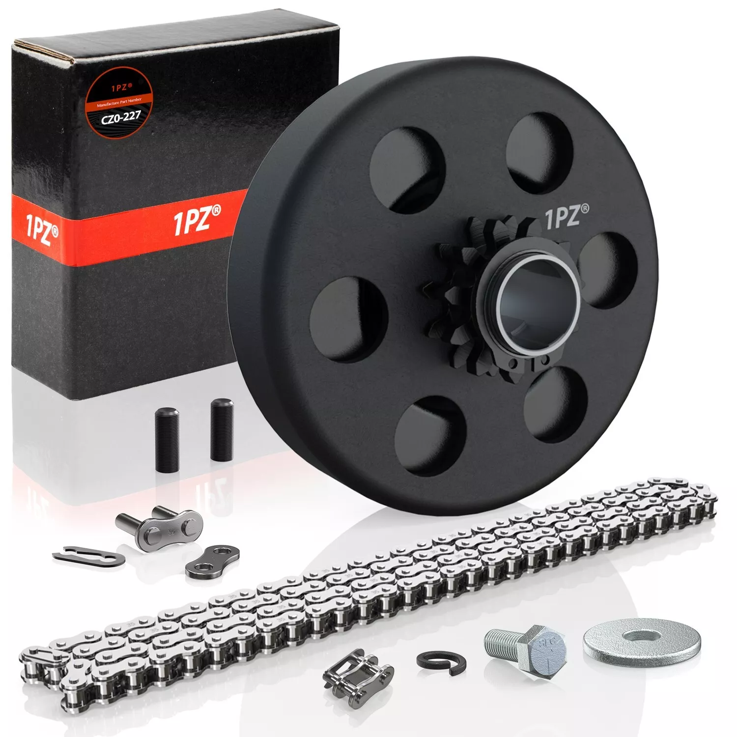 1PZ CZ0-305 Centrifugal Clutch 5/8" Bore 11 Tooth 11T #35 Chain 2.8HP ...