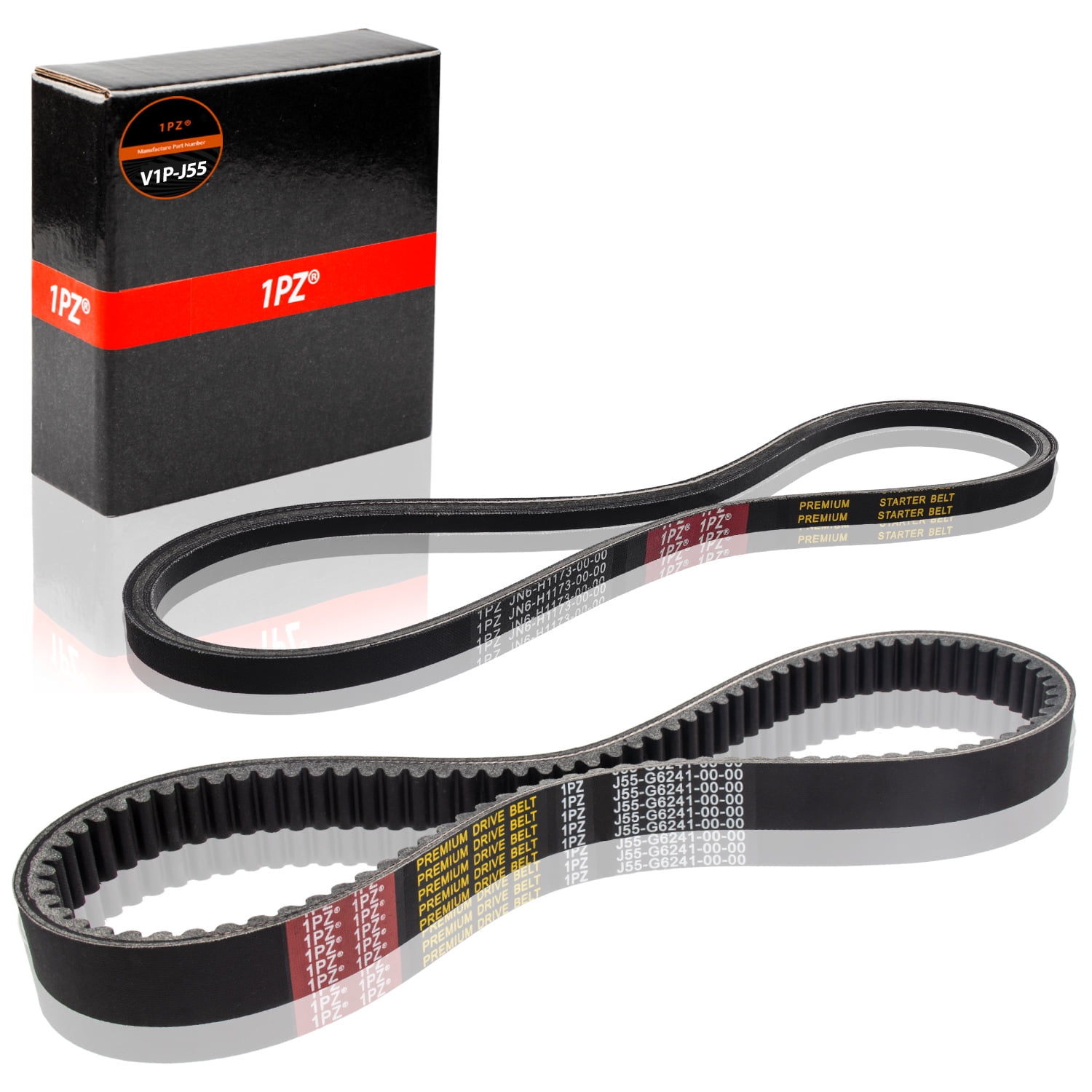 1PZ V1P-J55 Golf Cart Drive Starter Belt Replacement for Yamaha G2 G5 G8 G9 G14 G16 G22 G29 4 ...