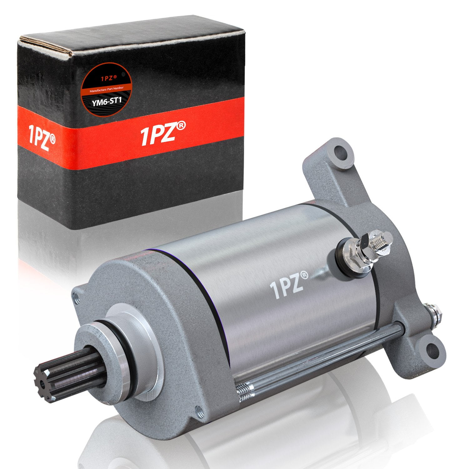 1PZ Starter Motor for Yamaha ATV Parts, Four Wheeler Grizzly Kodiak ...