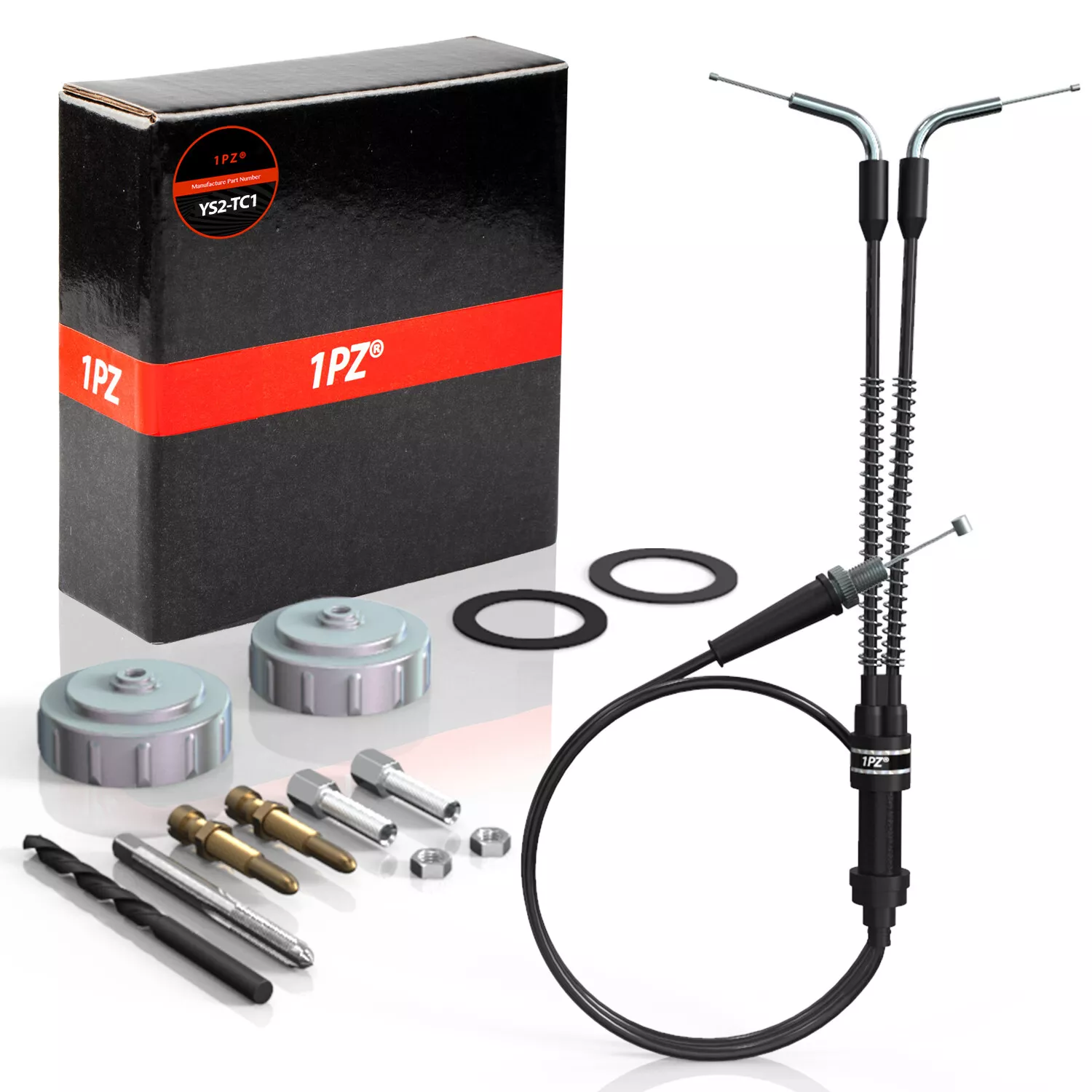 1PZ YS2-TC1 Removal Eliminator Throttle Cable Caps Yamaha Banshee YFZ350 YFZ 350 1987-2006 ...