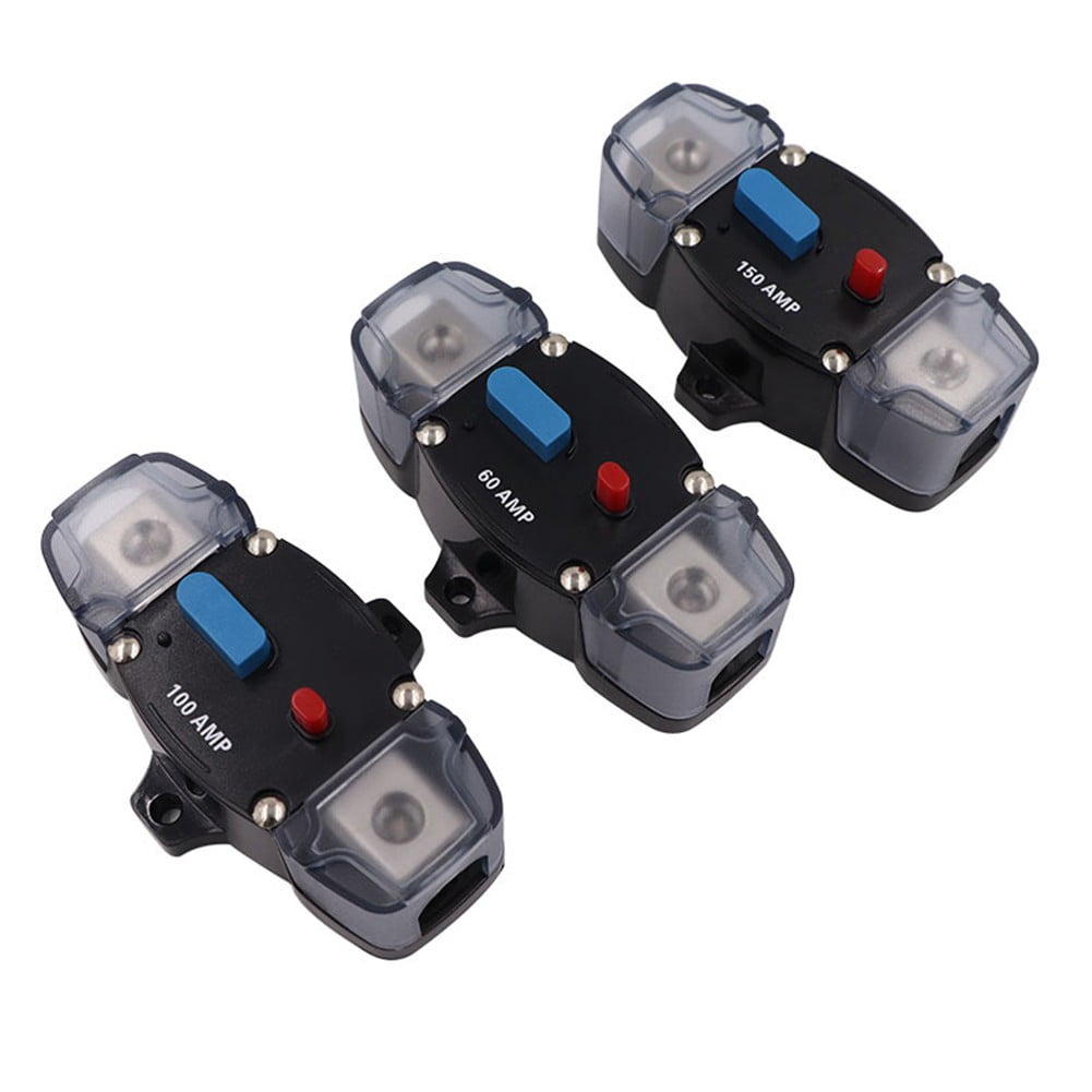 1Pack 12-48 Volt DC Self Recovery Circuit Breaker with Manual Reset ...