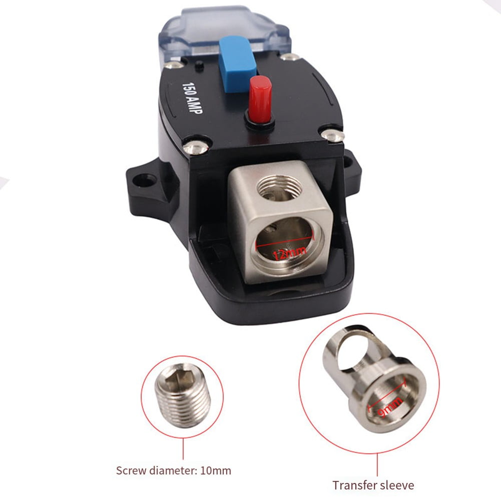 1Pack 12-48 Volt Dc Self Recovery Circuit Breaker with Manual Reset ...