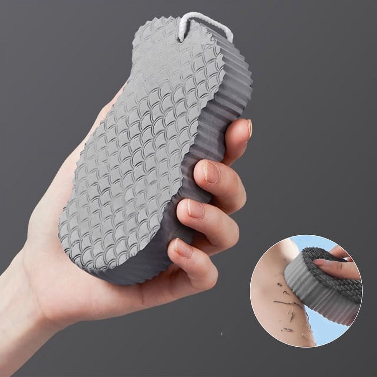 1Pack 3D Exfoliating Sponge Bath Shower Brush Body Skin Cleaner Dead ...