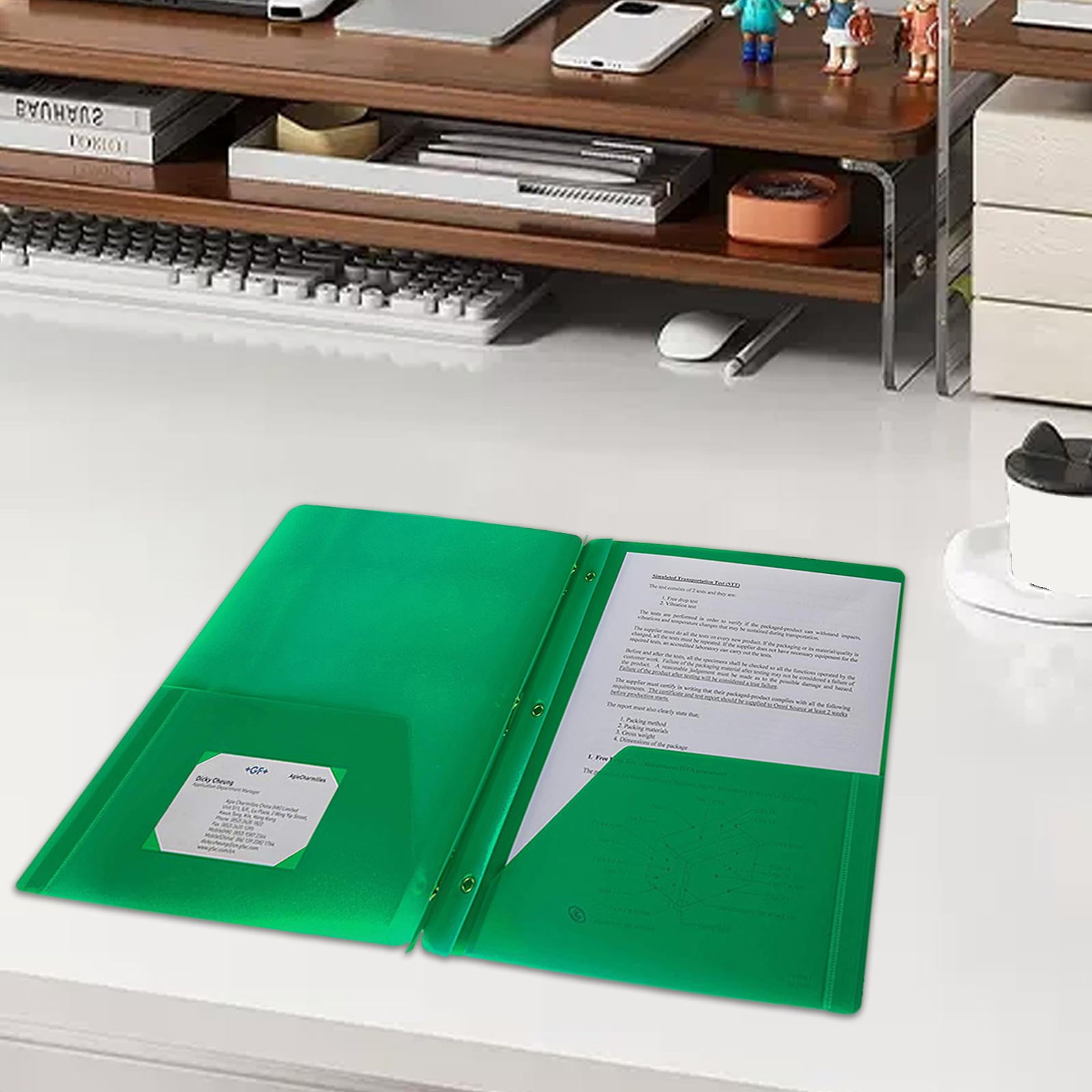 1Pack A4 Plastic File Wallet Envelope Expanding File Folder Document ...