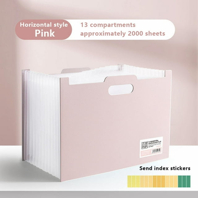 1Pack A4 Plastic File Wallet Envelope Expanding File Folder Document ...