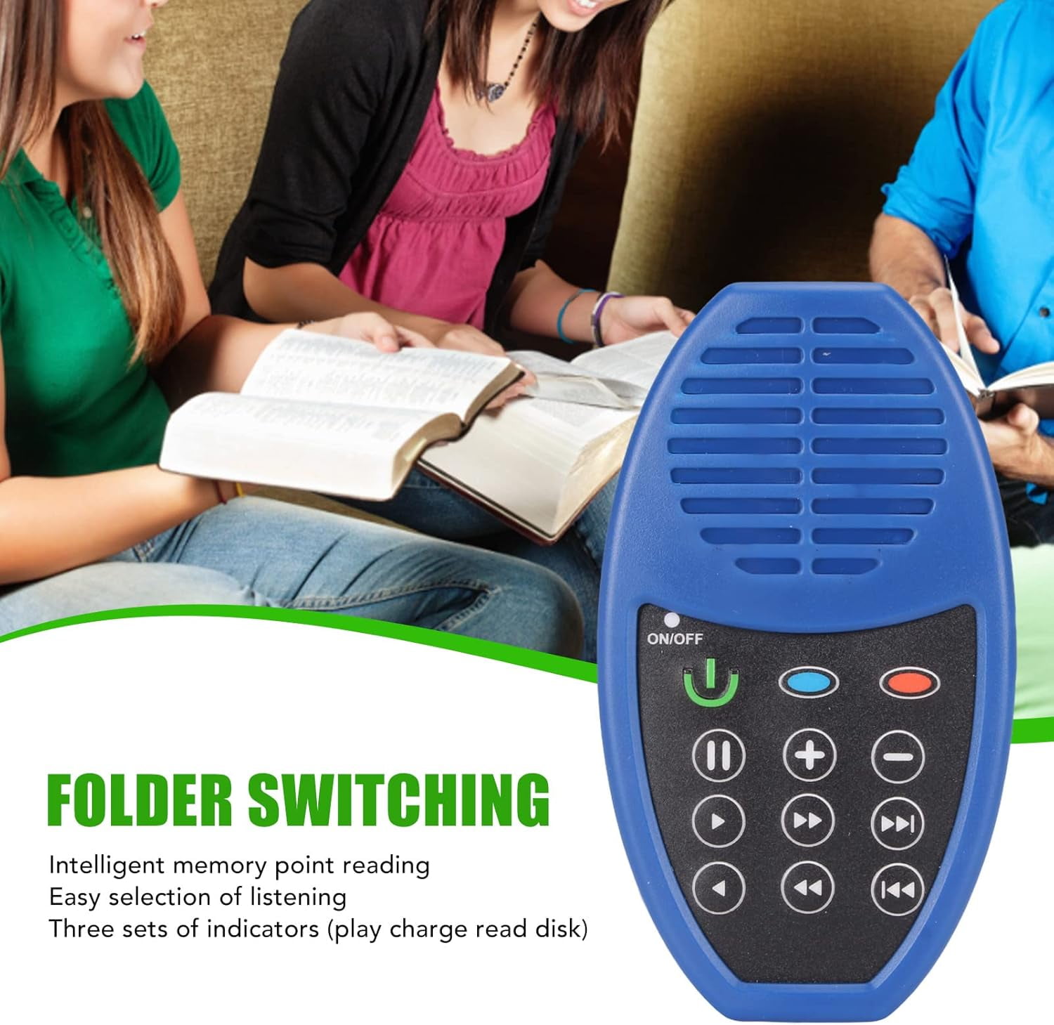 1Pack Audio Bible Player, Built in 4G Capacity, 500mah Solar Powered ...