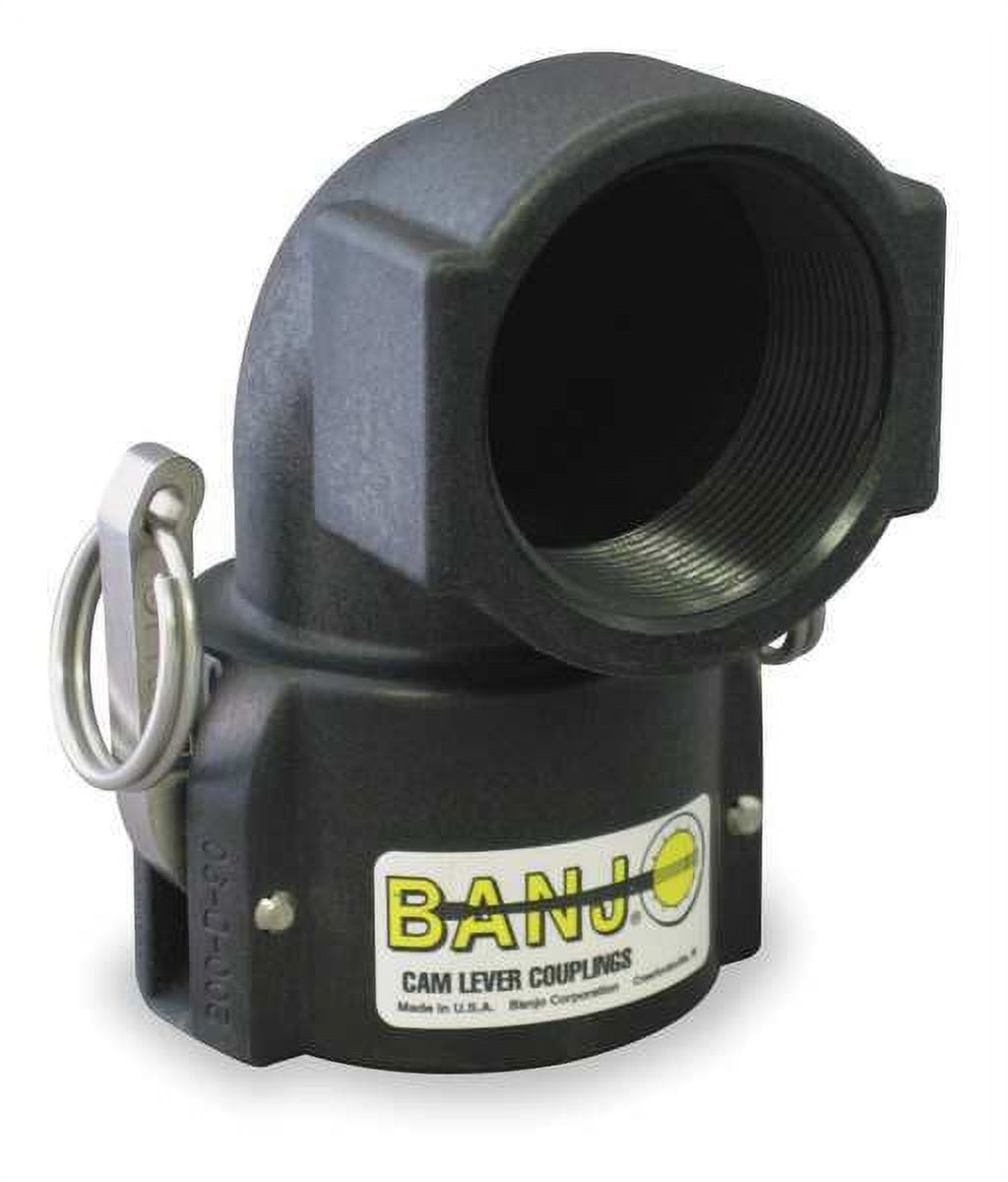 1Pack Banjo 200D90 2" Female Coupler x FNPT 90 Degree Coupler - Walmart.com