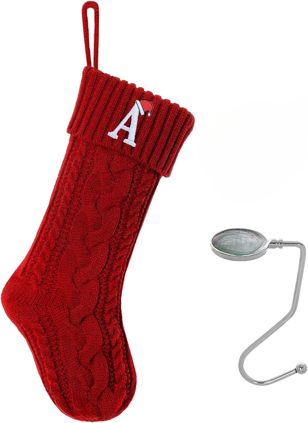 1Pack Christmas Stockings with Initials, Personalized Embroidered ...