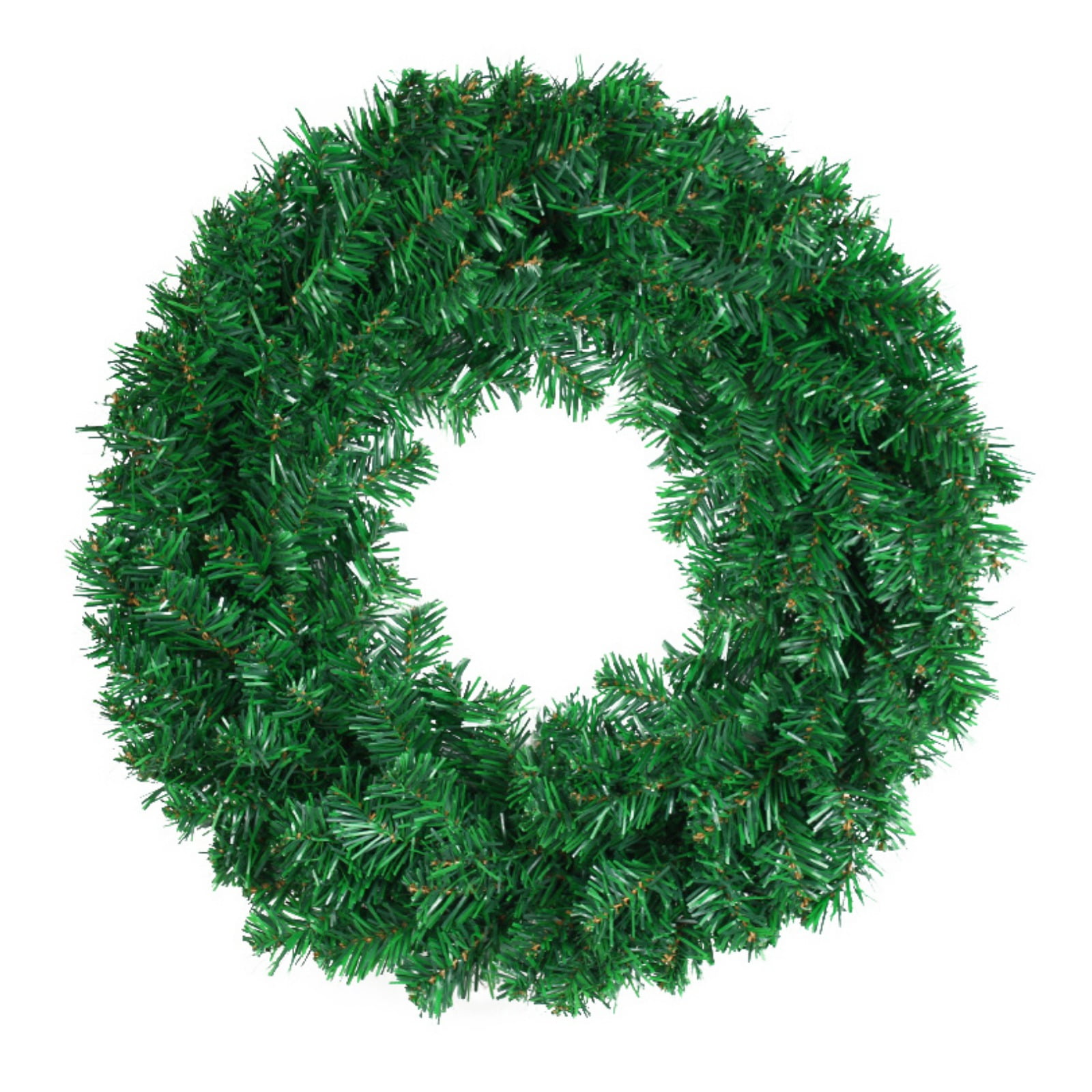 1Pack Christmas Wreaths for Front Door Decor,15.7 Inch Solid Color ...