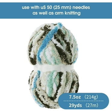 Crafted by Catherine Rainbow Multi Chunky Heather Super Bulky Yarn, 49 ...