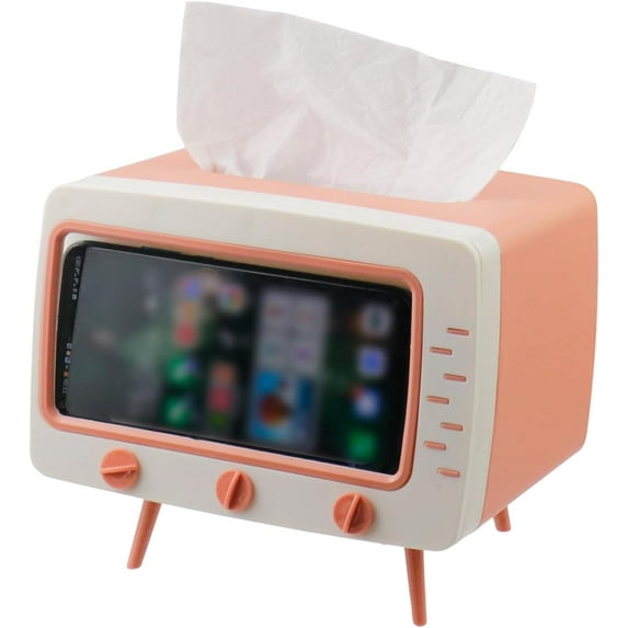 1Pack Creative TV Tissue Box Holder, Functional TV Shaped Tissue Box ...
