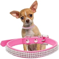 Small Dog Collar with Bowtie,Rhinestone Bling Diamond Sparkly Crystal ...