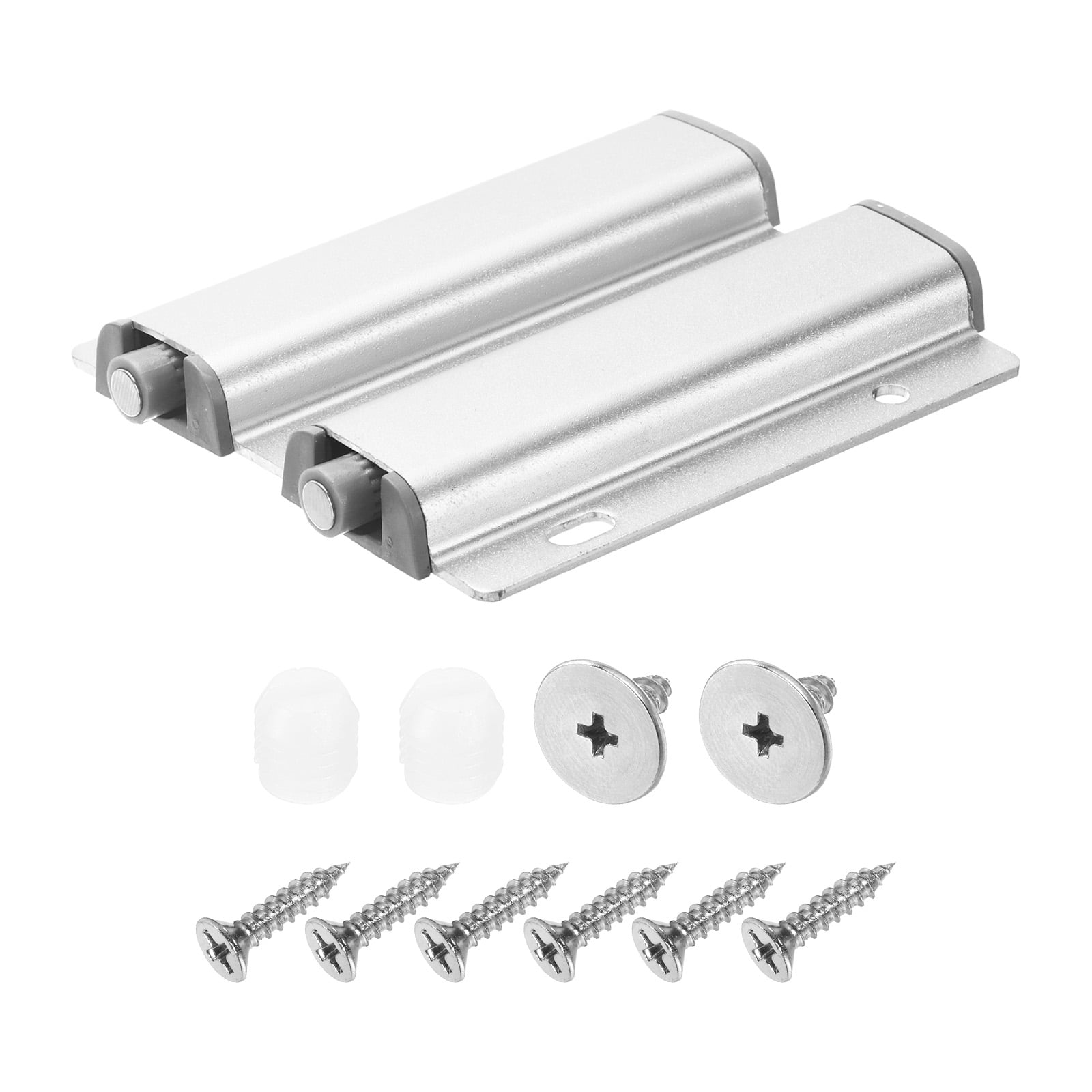 1Pack Double Push to Open Door Latch, Aluminum Magnetic Push Latches ...