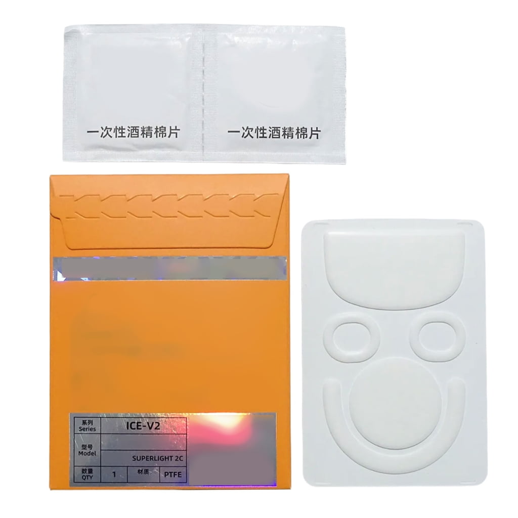 1Pack Ice Version Mouse Skates Pad Round Curveds Edges Mouse Feet ...