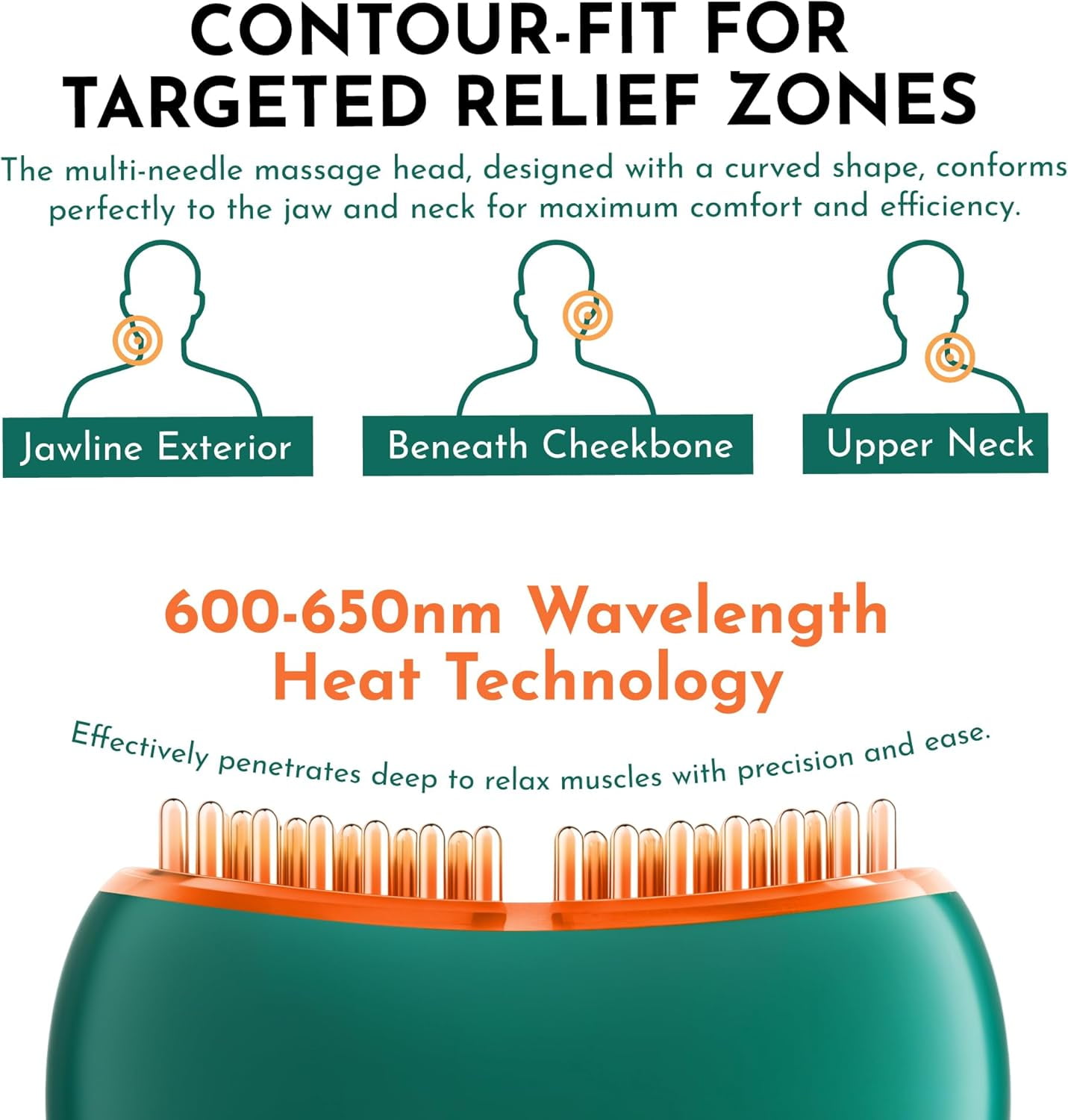 1Pack Jaw Massager , Heating Massage Stimulator Relaxer Tool, for Jaw Grinding and Clenching ...